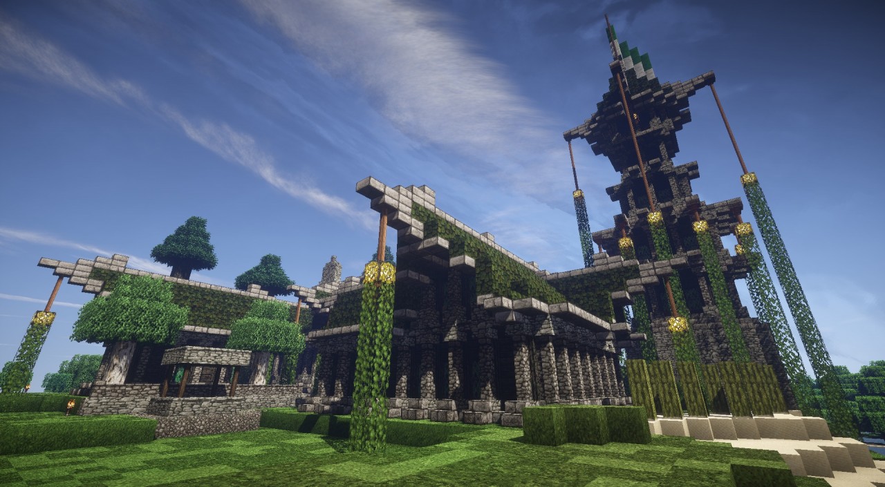 Minecraft Tutorial | Simple Elf House - Einfaches Elfenhaus Minecraft Map