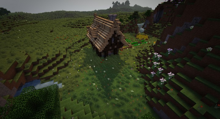 Log hut herbalist Minecraft Map