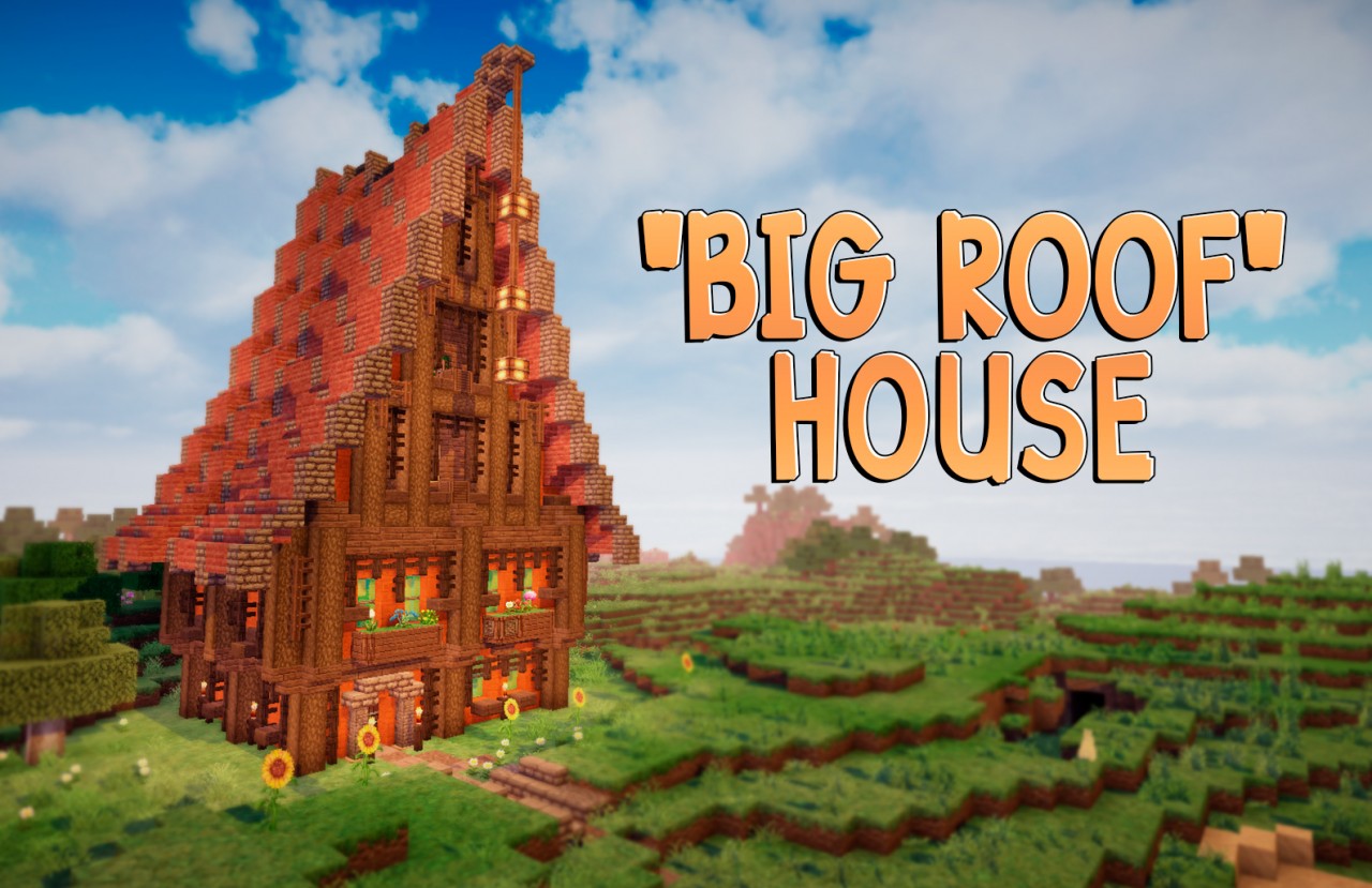 House "Big Roof" Minecraft Map