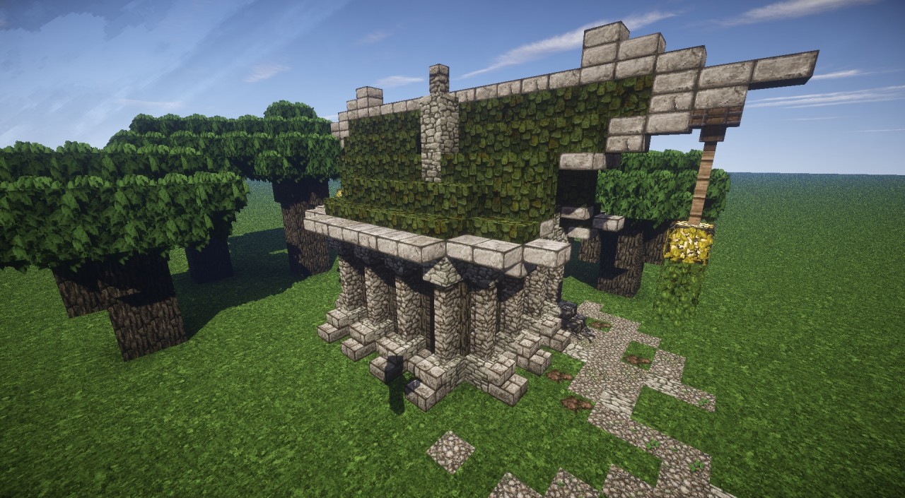 Minecraft Tutorial | Simple Elf House - Einfaches Elfenhaus Minecraft Map