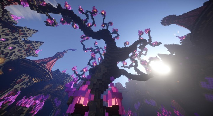 Colorfull / evil 8 portal Hub Minecraft Map