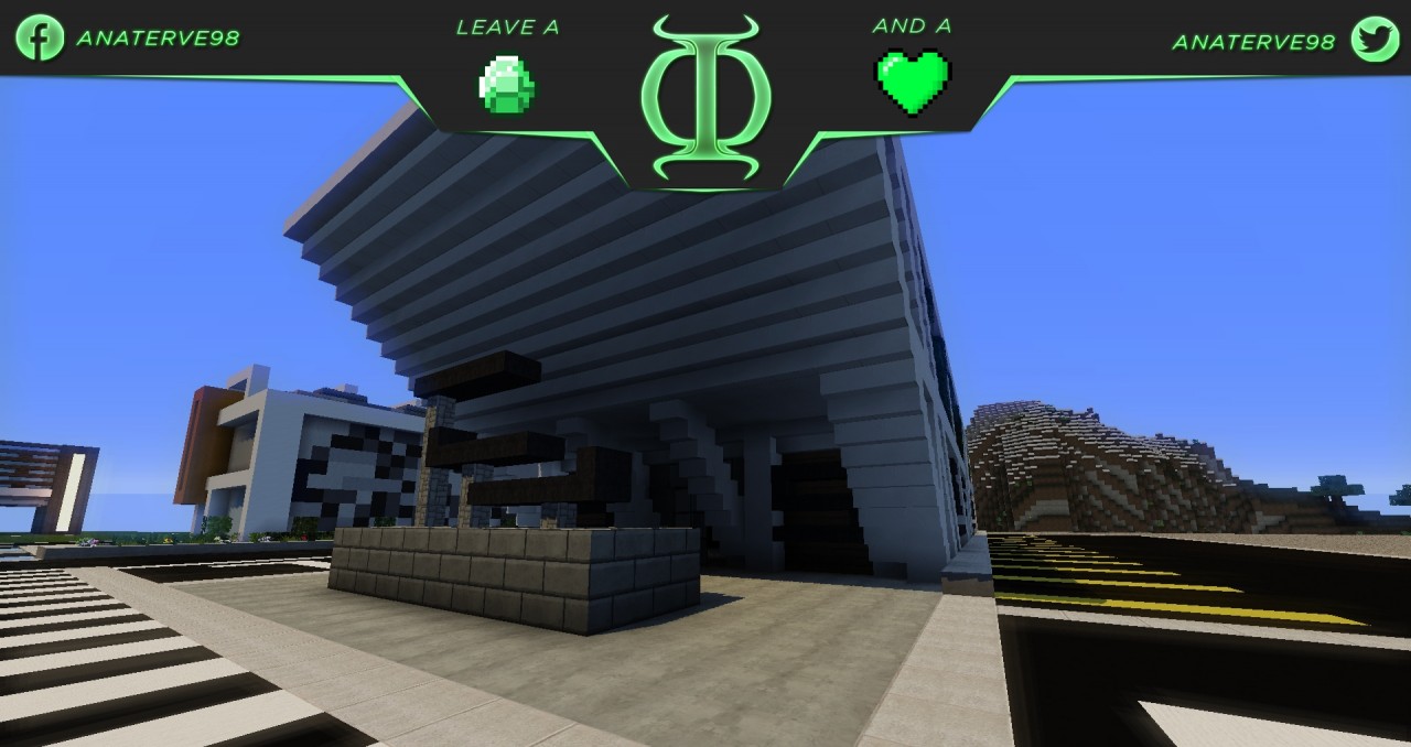 [MODERNE]S.CORP officebuilding Minecraft Map