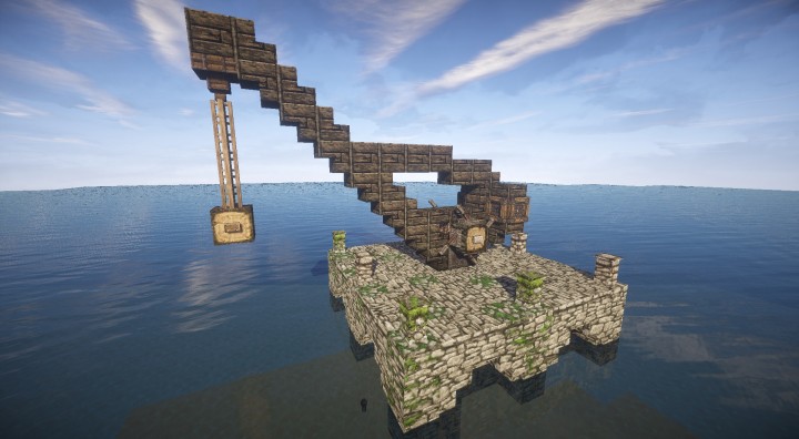 Minecraft Tutorial | Small Crane Minecraft Project