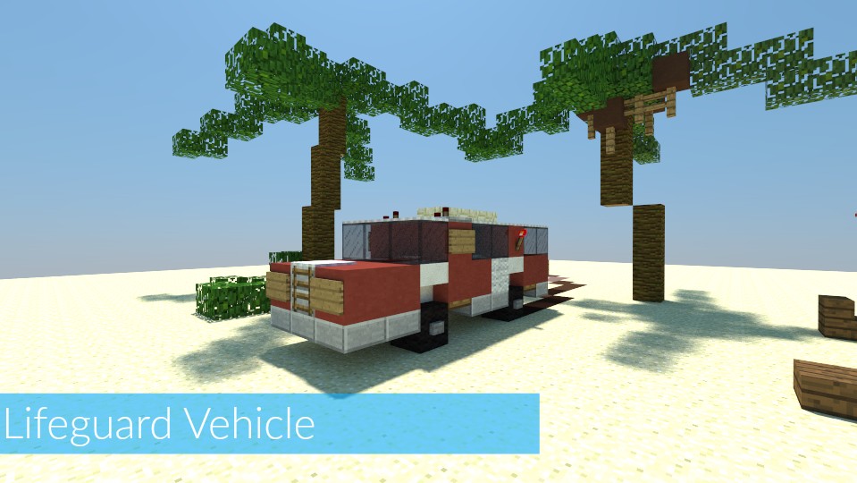 Port Ray Builds | Lifeguard Vehicle [v2] Minecraft Map