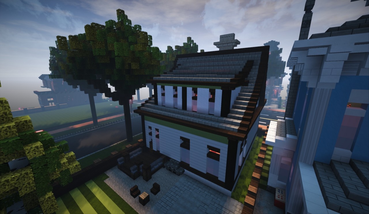 English style Cottage Minecraft Map