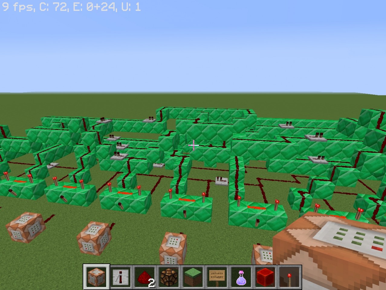 4+4 Redstone Calculator Minecraft Map