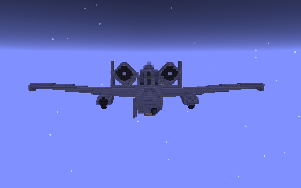 A-10 Thunderbolt II [5:1] Minecraft Map