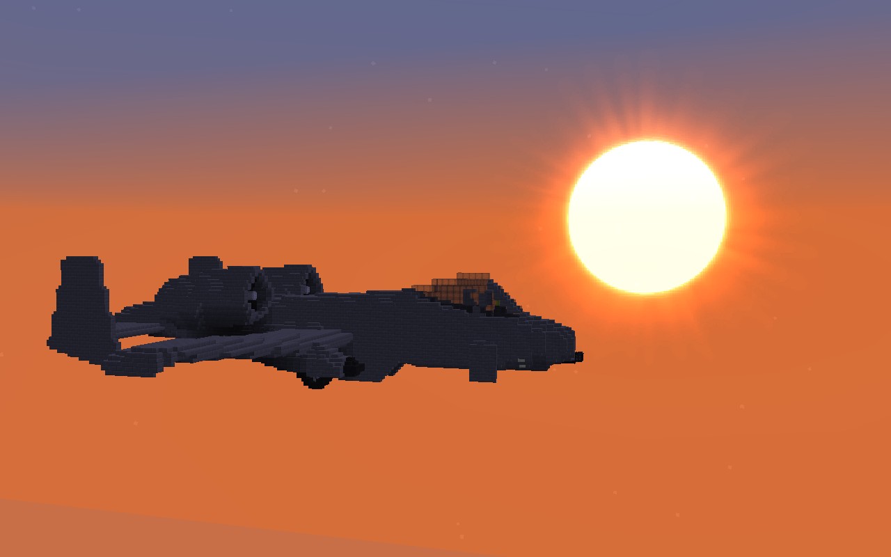 A-10 Thunderbolt II [5:1] Minecraft Map