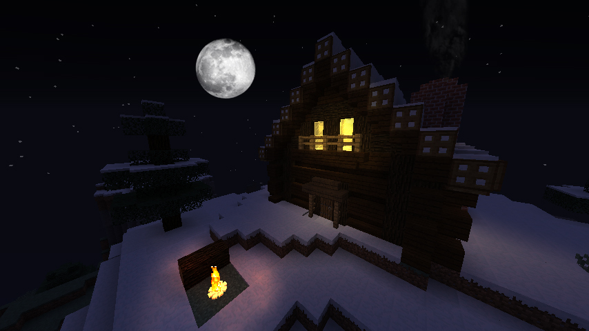Minecraft WinterHut Minecraft Map