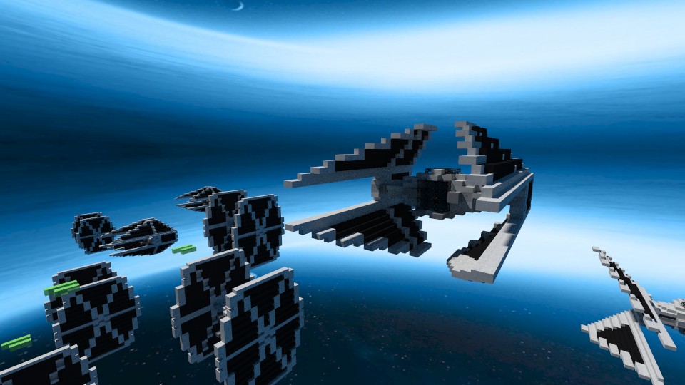 TIE Fighter Pack #1 STAR WARS Minecraft Map