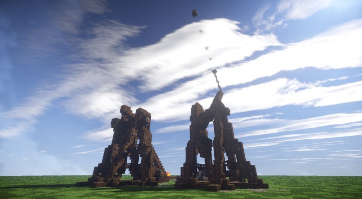 Minecraft Tutorial | Trebuchet - Tribok/Blide Minecraft Project
