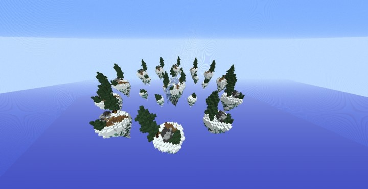 Winter snow -Skywars map Minecraft Map
