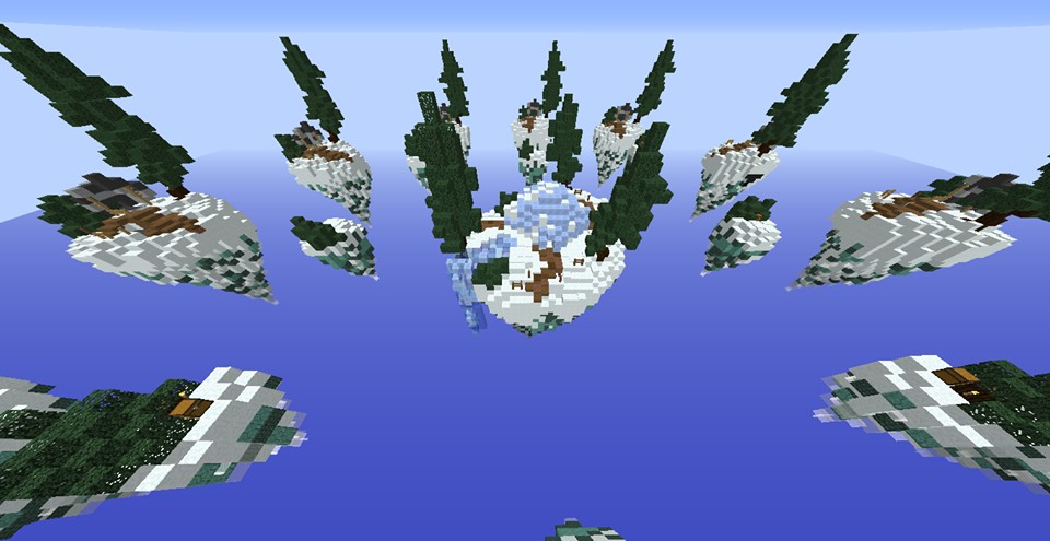 Winter snow -Skywars map Minecraft Map