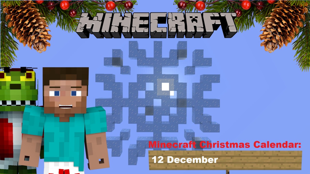 Minecraft Christmas Calendar: 12 December Minecraft Map