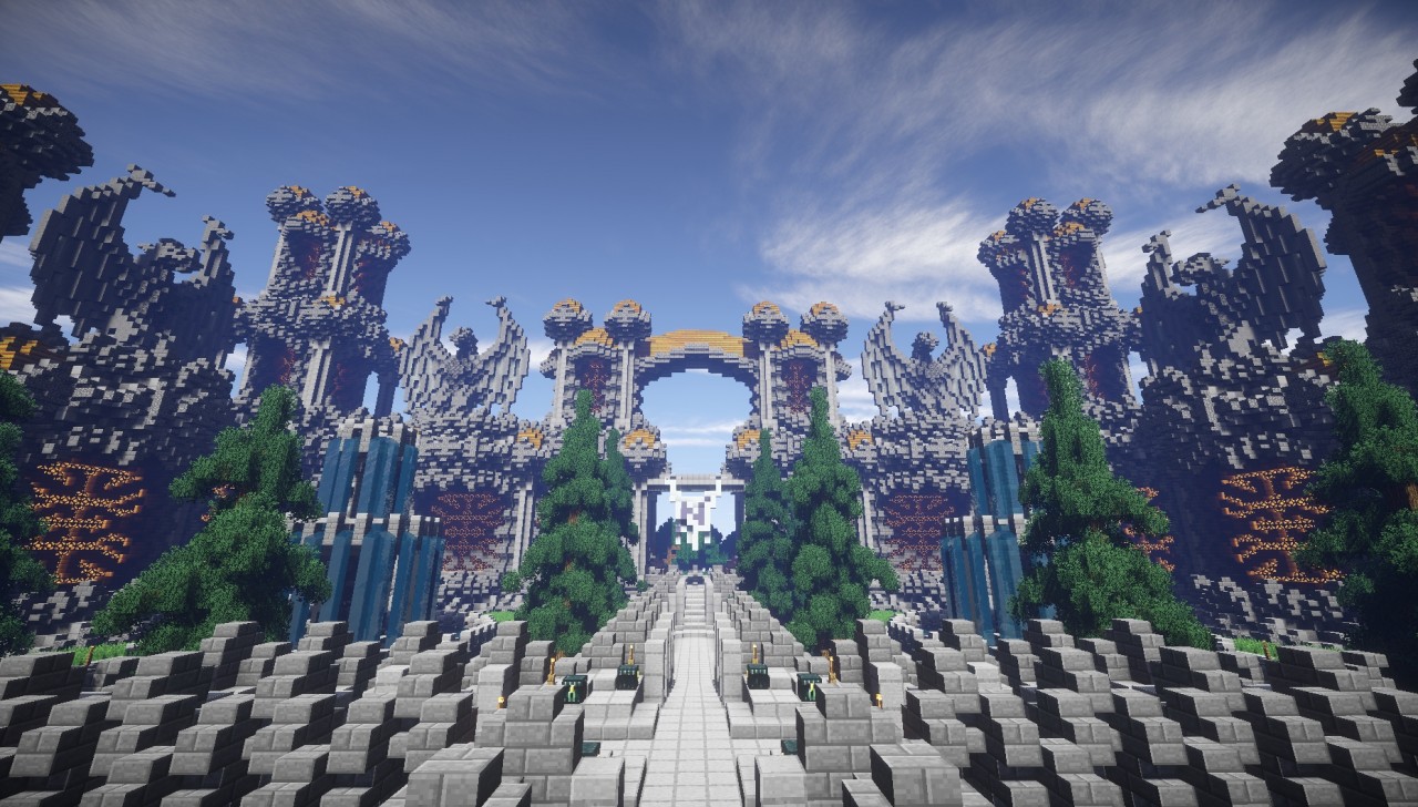 Fantastic/Medieval Spawn (FierceFight). Minecraft Map