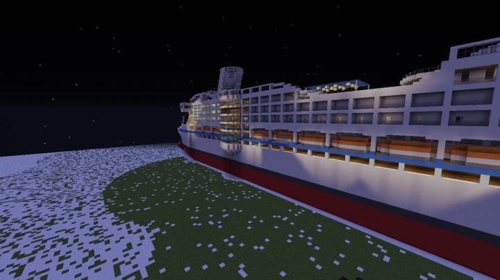 OCL Cruise Ship Titanic Voyager Minecraft Map