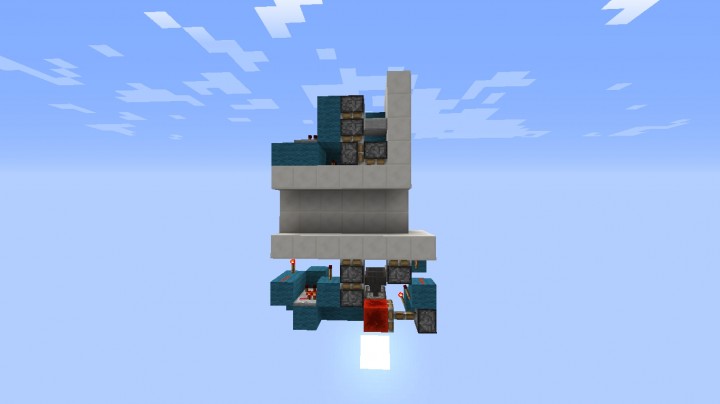 Expandable 2 high Flush Door Minecraft Map