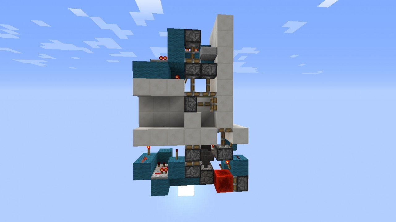 Expandable 2 high Flush Door Minecraft Map