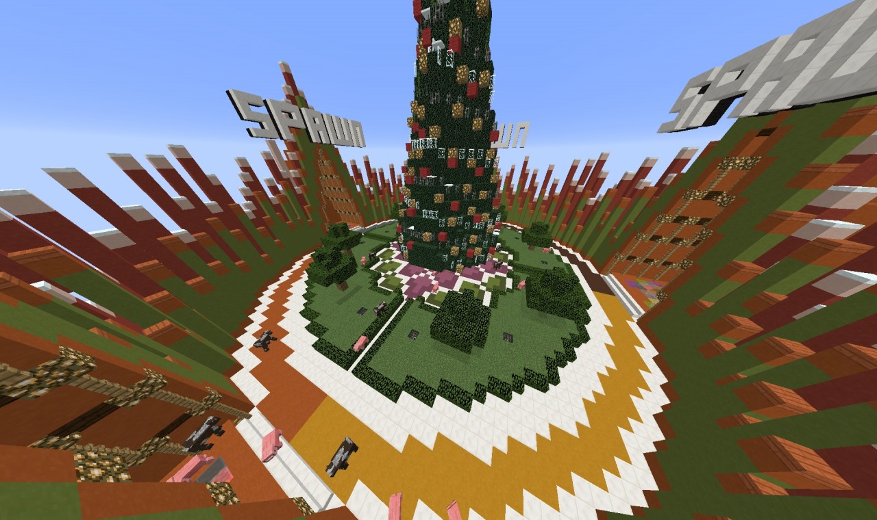 Christmas Themed Prison Spawn Minecraft Map