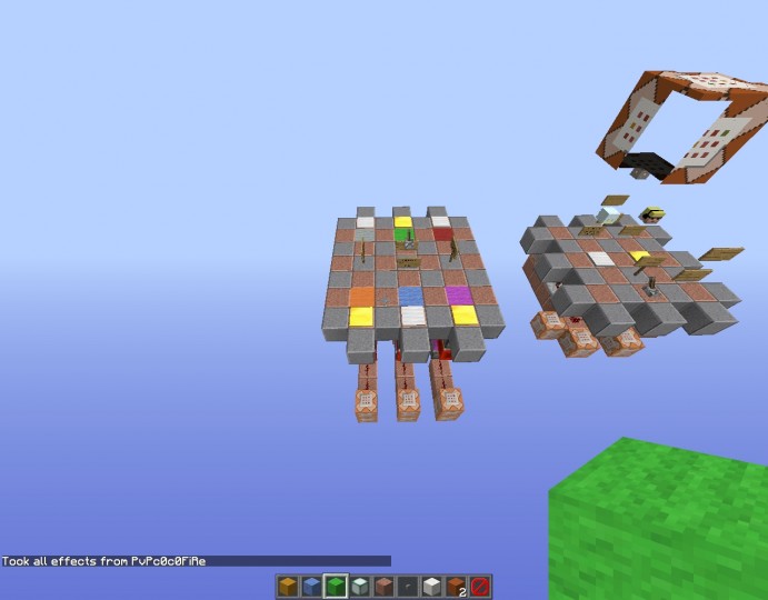 Where is the lever? Minecraft Map