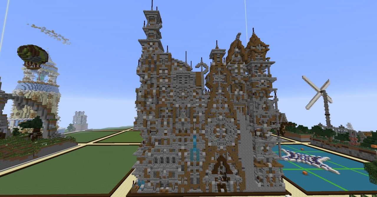 Medieval Fantasy Temple - Minecraft Build Minecraft Map