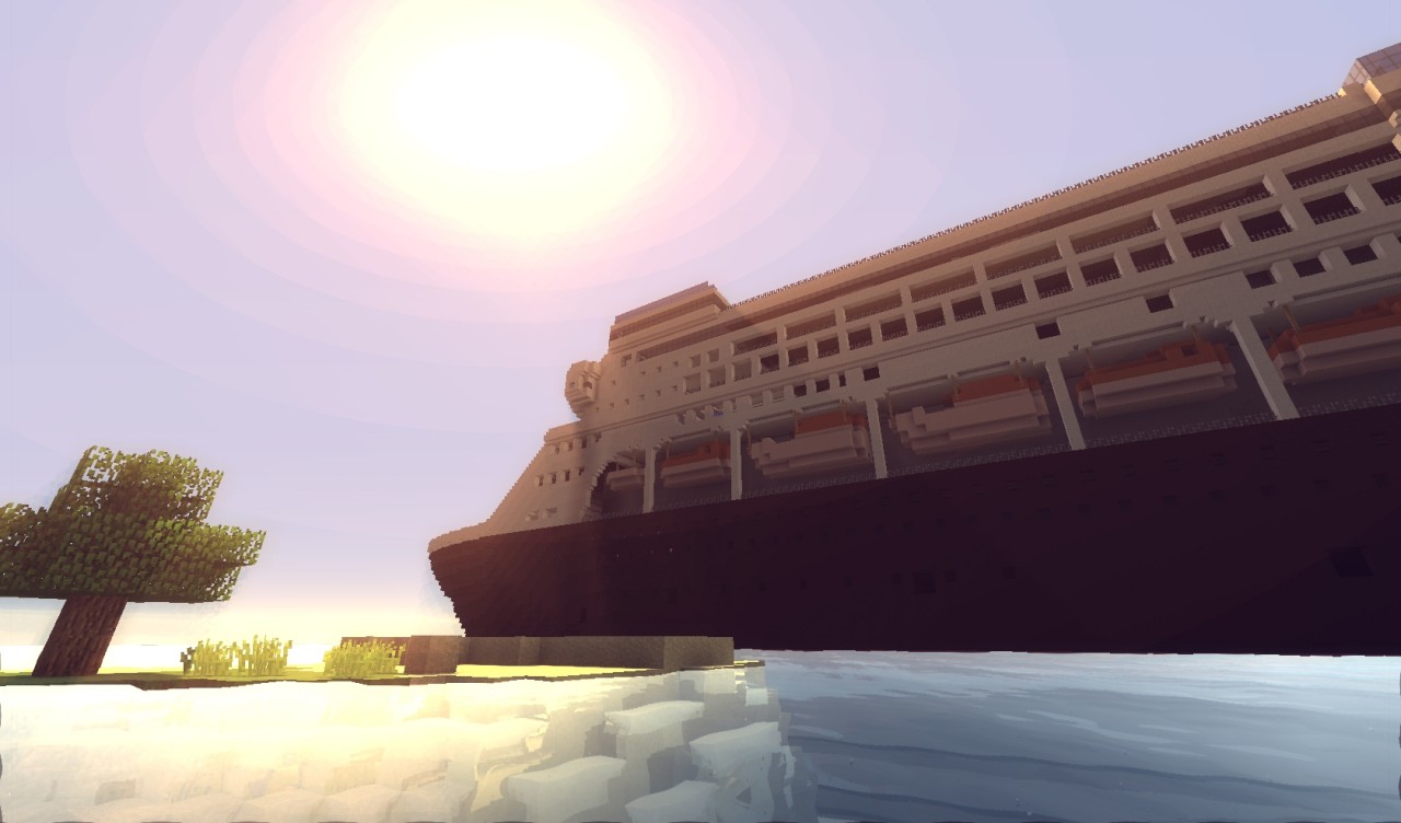P&O Pacific Aria Cruise Ship Minecraft Map