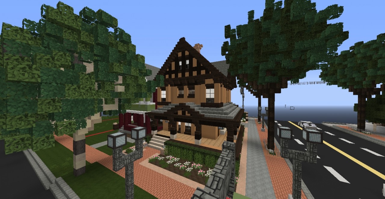 Late 1800's Tudor home Minecraft Map