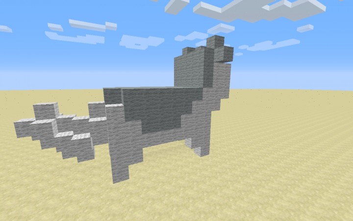 Cute Baby Wolf/Dog Minecraft Map