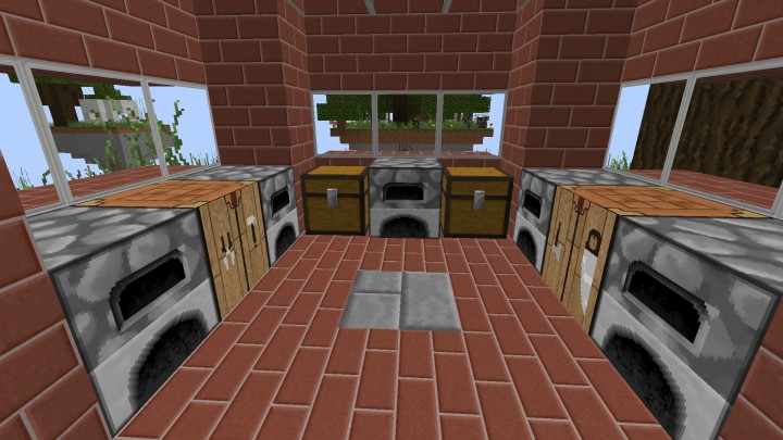 Skywars 4 player Minecraft Map