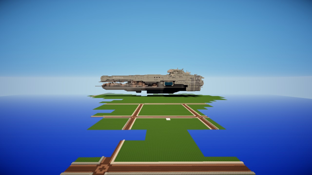 Strident Class Heavy Frigate Minecraft Map