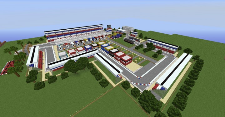 F1 Track (Own Design) Minecraft Map
