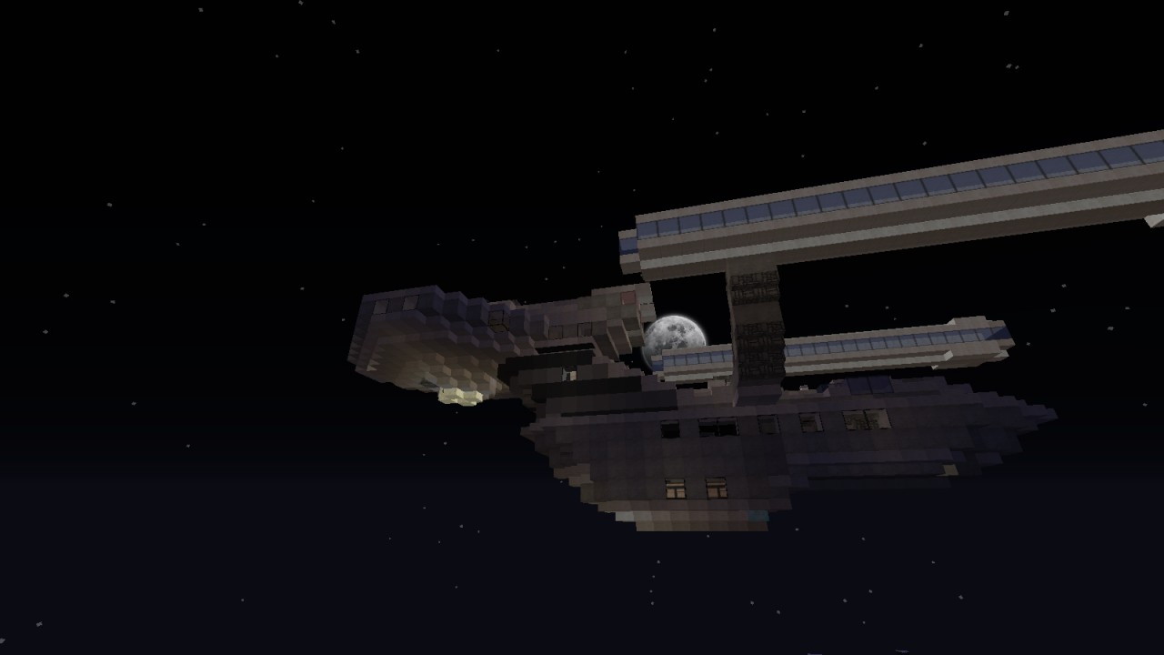 Excelsior Class Starship - Star Trek Minecraft Map
