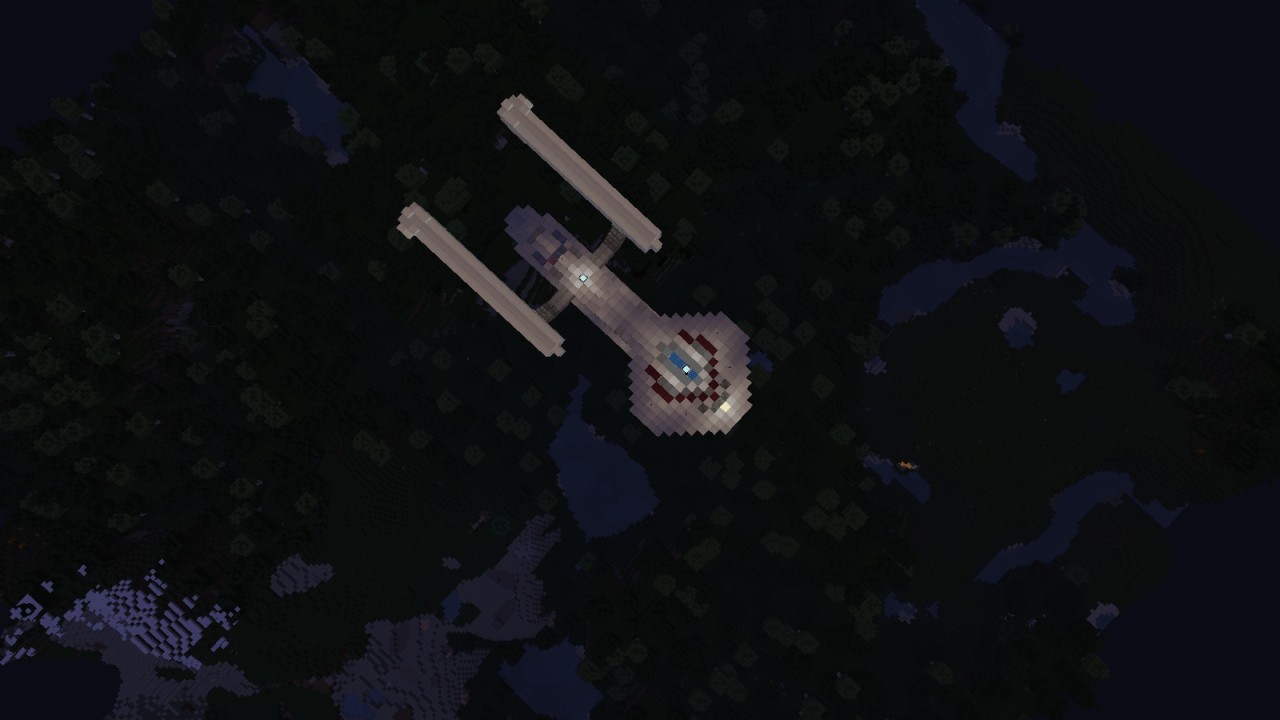 Excelsior Class Starship - Star Trek Minecraft Map