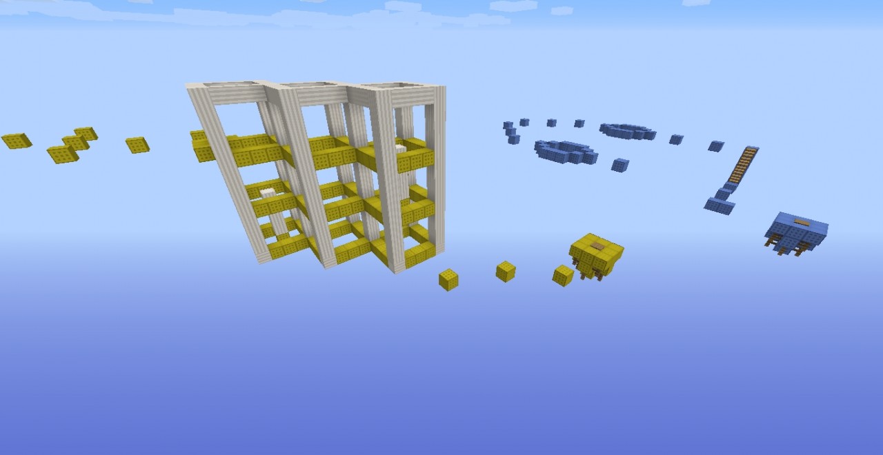 Coloured Wool Parkour Map Minecraft Map