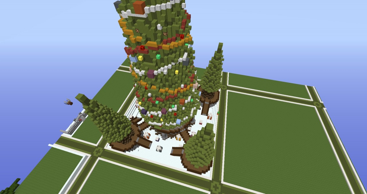 [TEI Creative] Christmas Tree Building Competition Minecraft Map