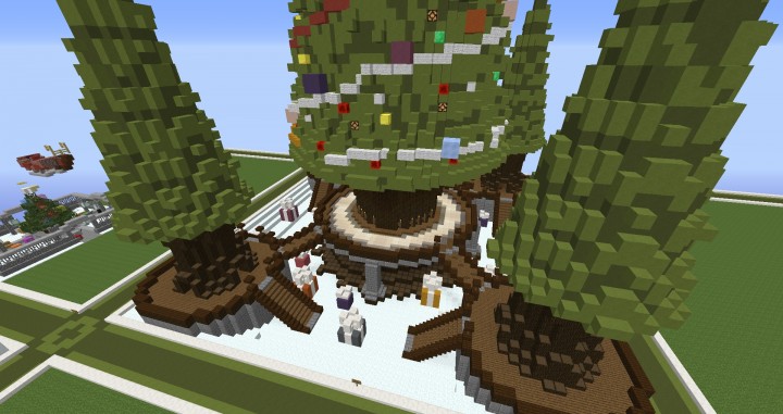 [TEI Creative] Christmas Tree Building Competition Minecraft Map