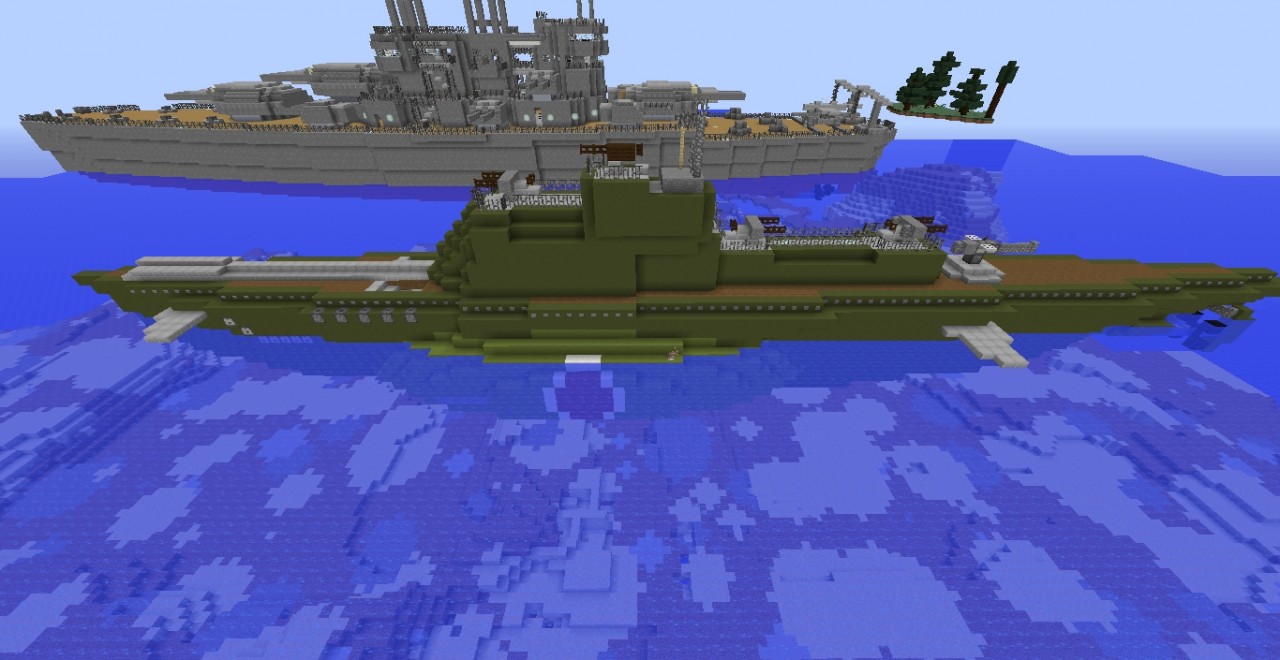 WWII Naval Ships Minecraft Map