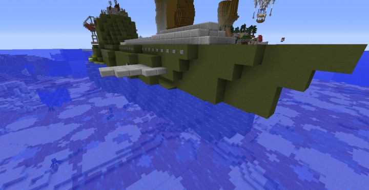 WWII Naval Ships Minecraft Map