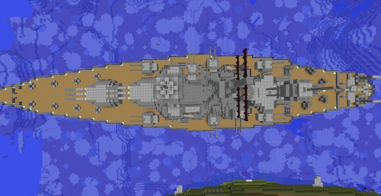 WWII Naval Ships Minecraft Map