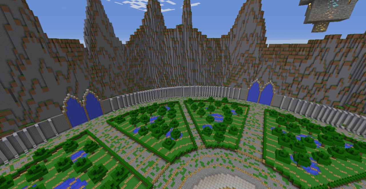 simple hub spawn Minecraft Map