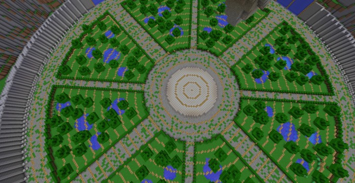 simple hub spawn Minecraft Map