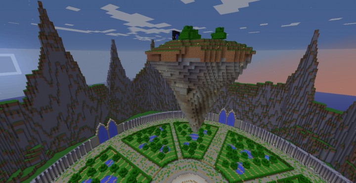 simple hub spawn Minecraft Map