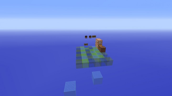 A simple parkour map. Minecraft Map