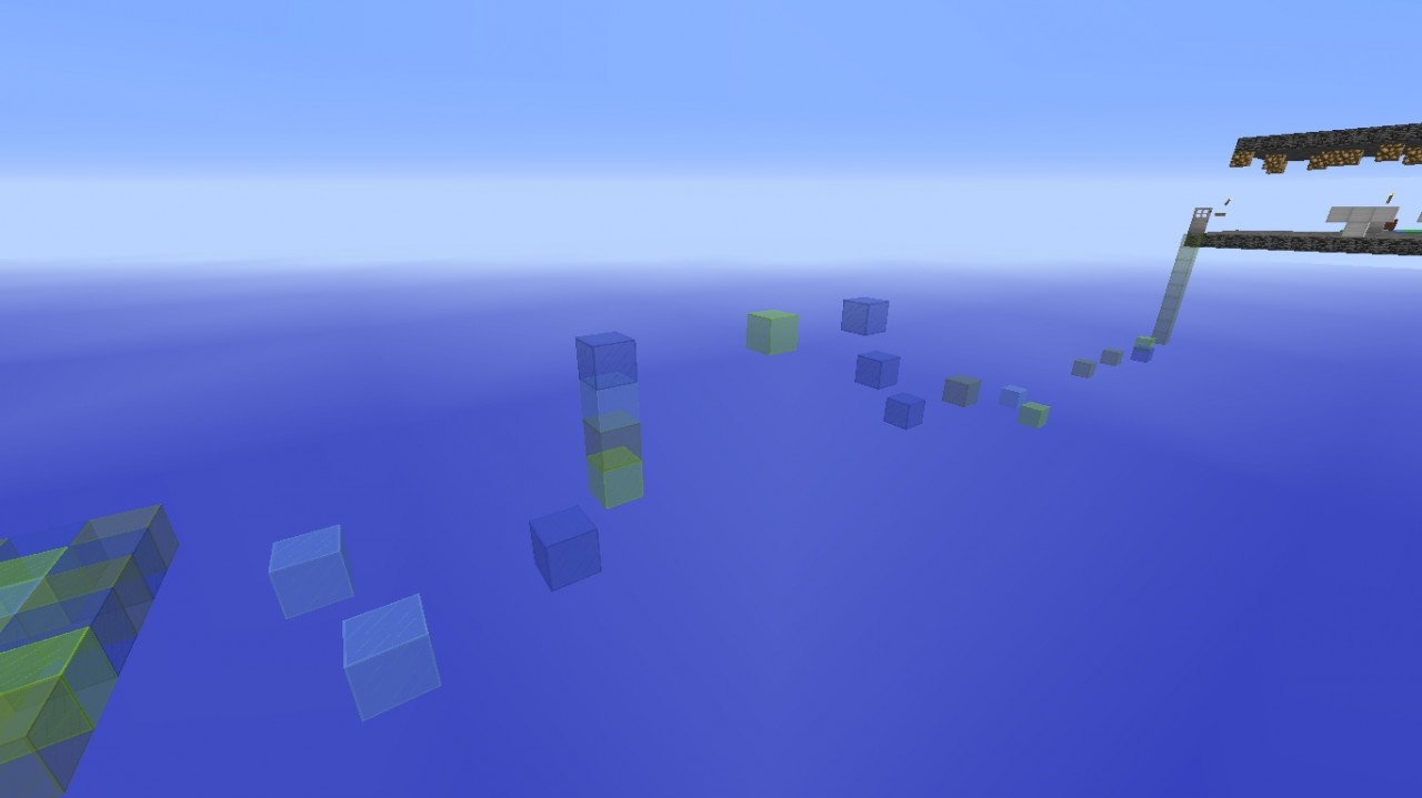 A simple parkour map. Minecraft Map