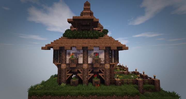 Medieval hotel "four tulips" Minecraft Map