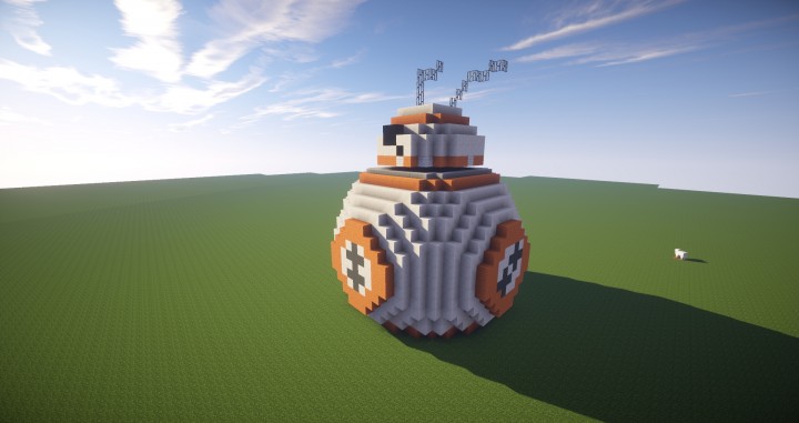 BB-8 StarWars Droid Episode VII Minecraft Map