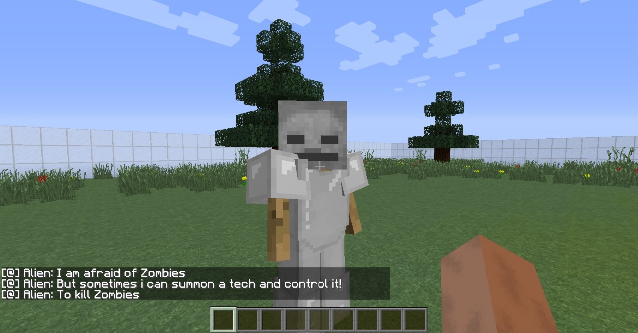 Alien (Custom NPC in Vannila Minecraft) Minecraft Map