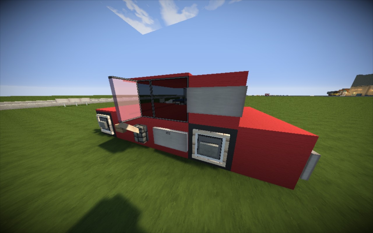 Minecraft-Red car Minecraft Map