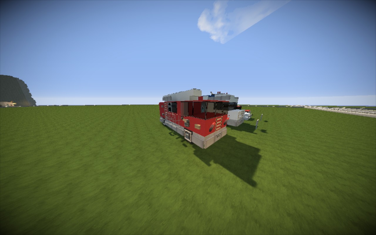 Minecraft-Fire Truck Minecraft Map