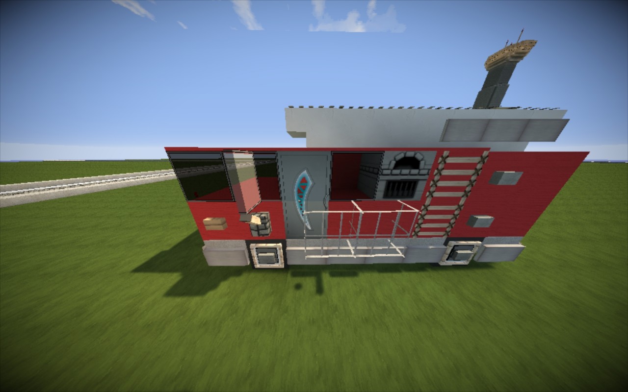 Minecraft-Fire Truck Minecraft Map